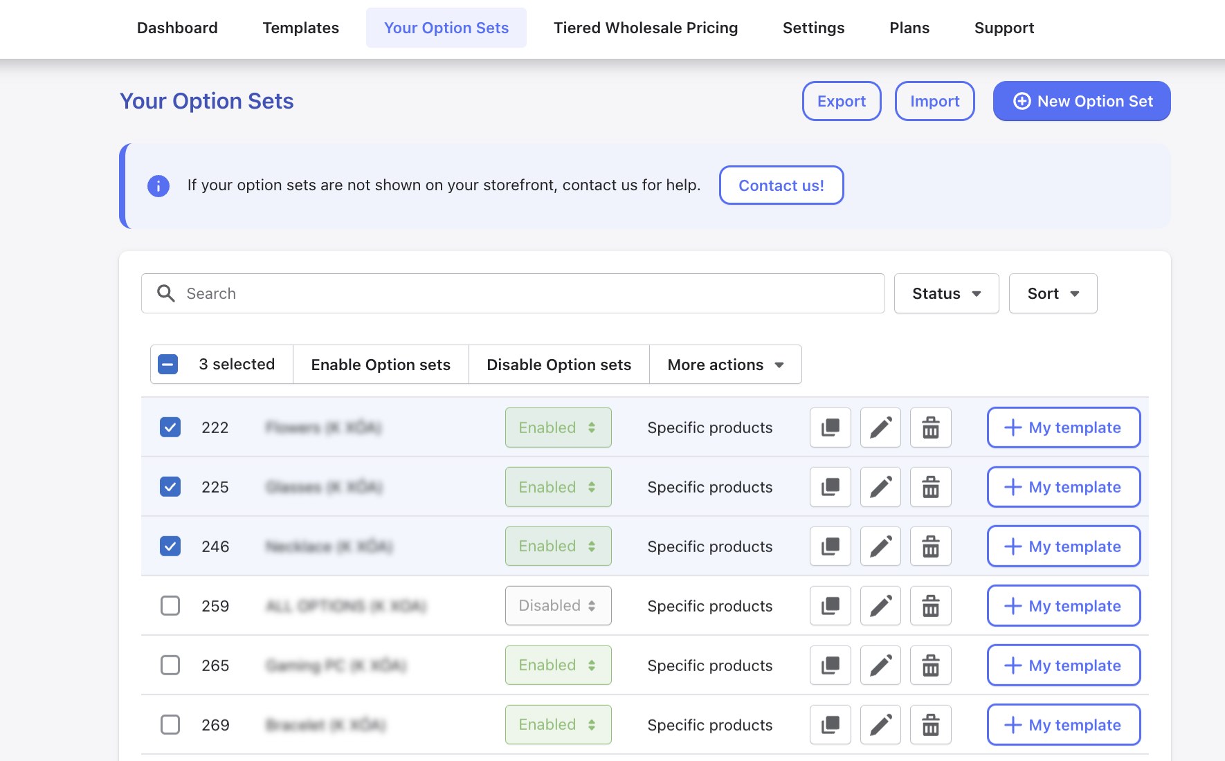 Export Specific Option Sets | EasifyApps Export Specific Option Sets | EasifyApps