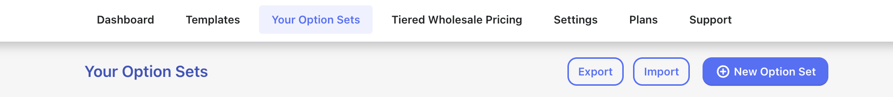 Export Specific Option Sets Easifyapps