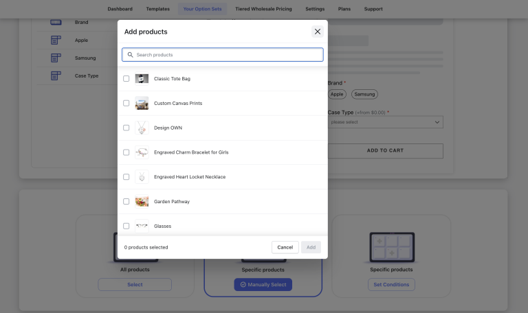 Create A New Option Set From Scratch | EasifyApps