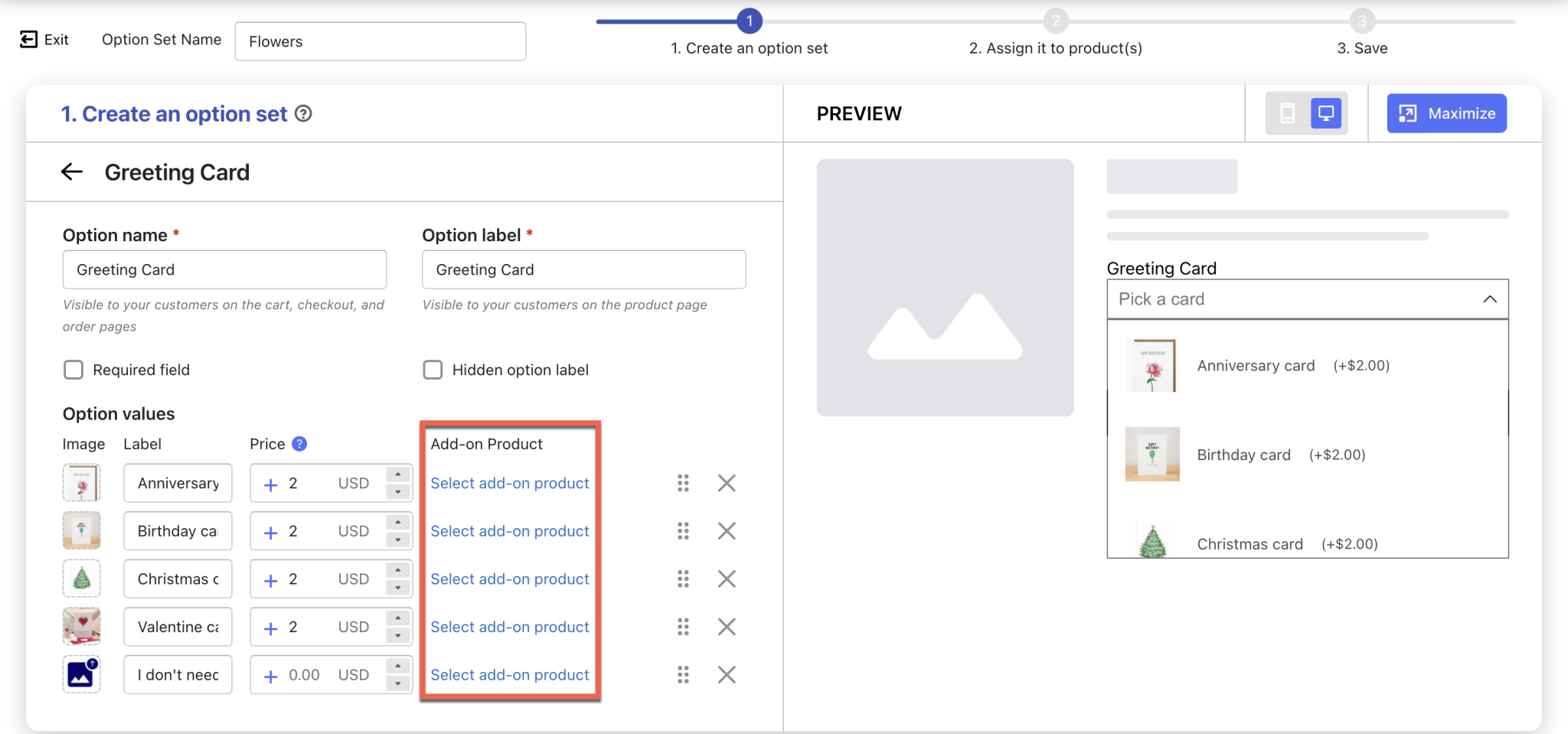 How to Add Extra Charges for Custom Product Options on Shopify