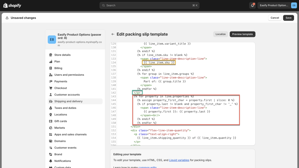 Show Custom Options On Packing Slips | EasifyApps