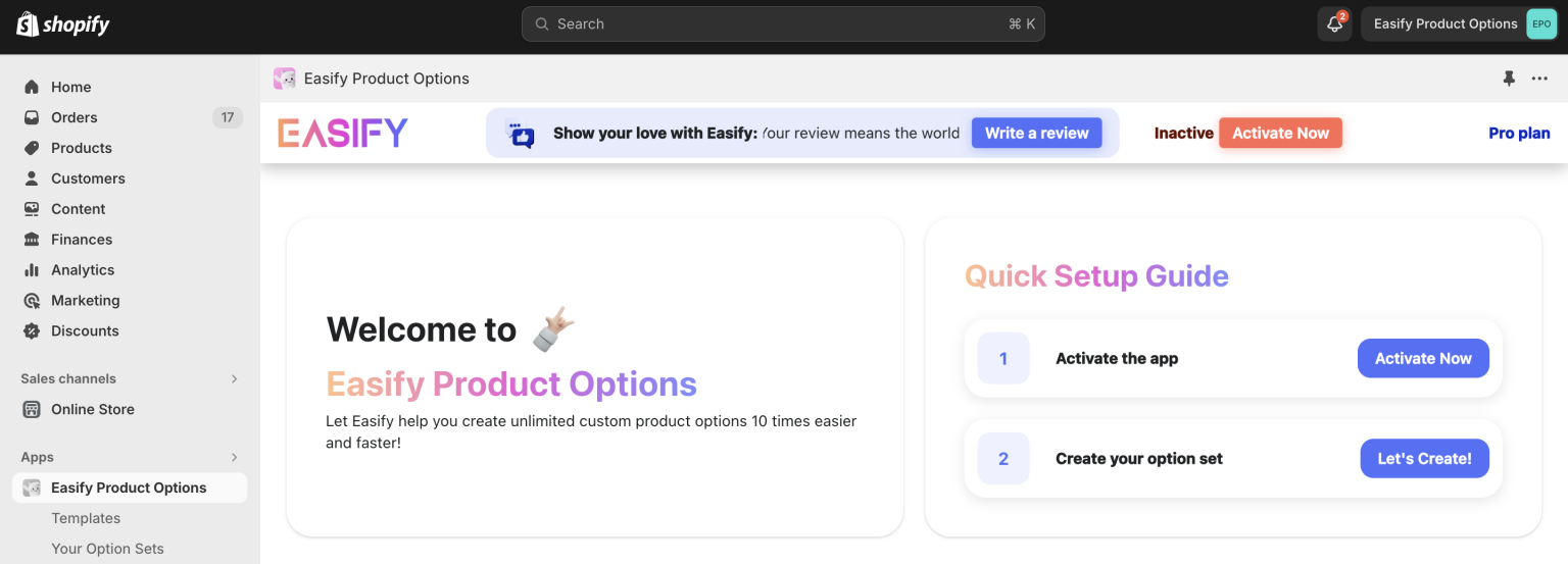 Why does the app remain "Inactive" even after activation? | EasifyApps
