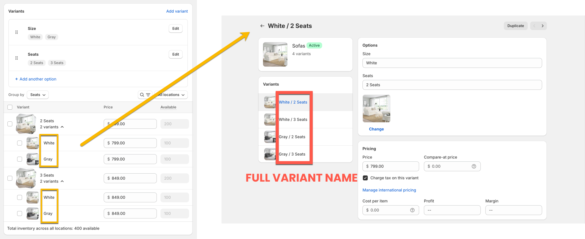 Advanced Conditional Logic - Show Easify Options Based On Shopify Variants | EasifyApps