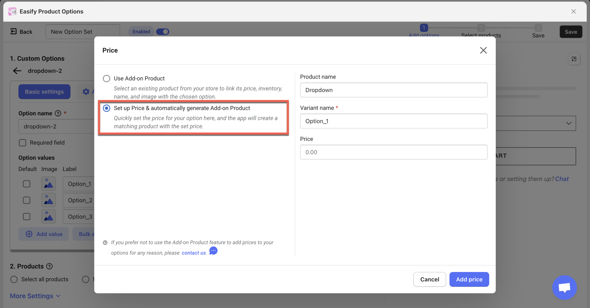 Set Up Extra Fees (Version 2 - July 18, 2024 - July 23, 2025) | EasifyApps