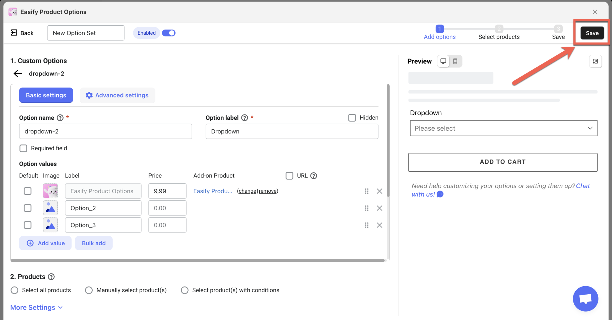 Set Up Extra Fees (Version 2 - July 18, 2024 - July 23, 2025) | EasifyApps
