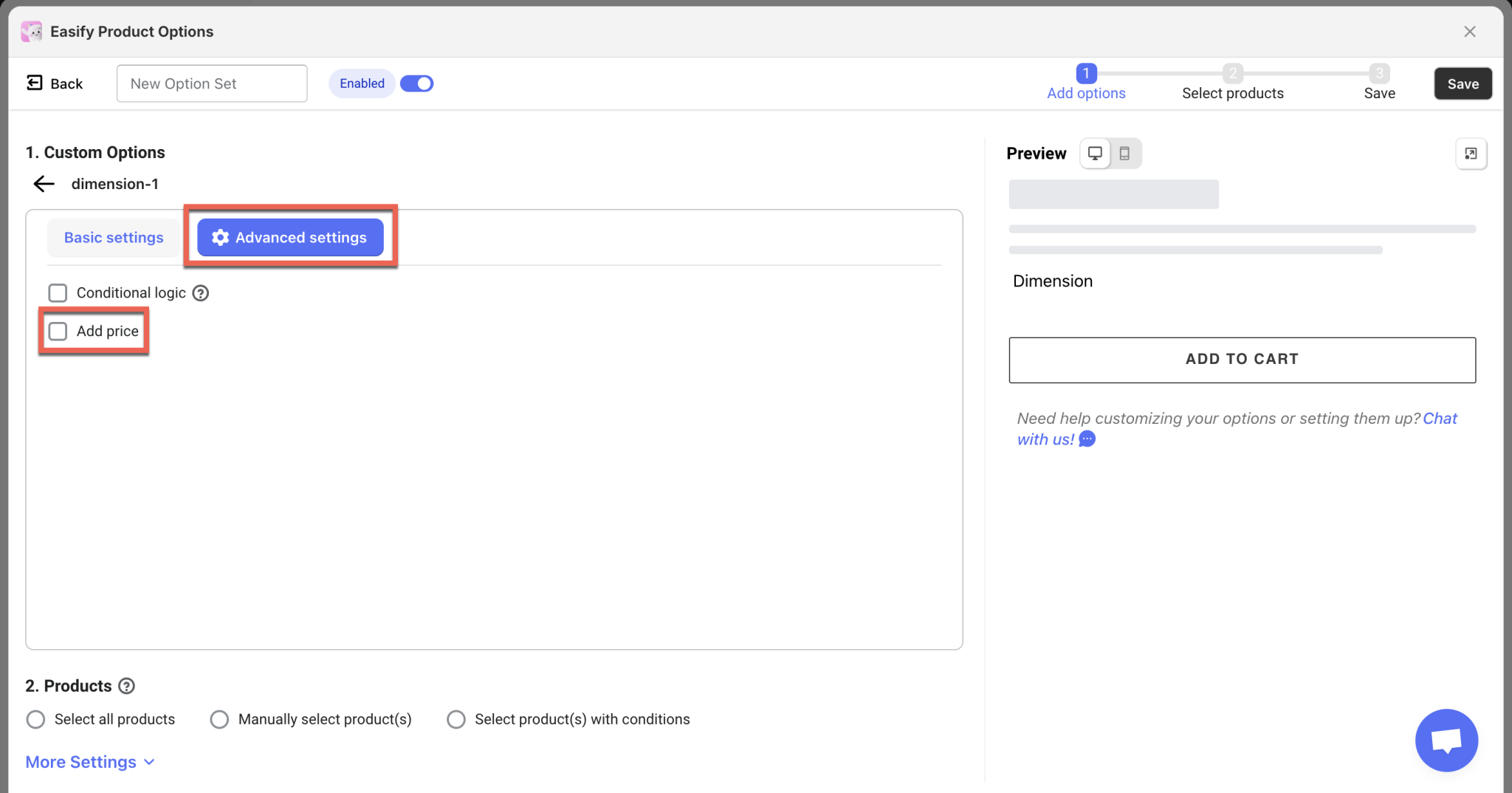 Set Up Extra Fees (Version 2 - July 18, 2024 - July 23, 2025) | EasifyApps