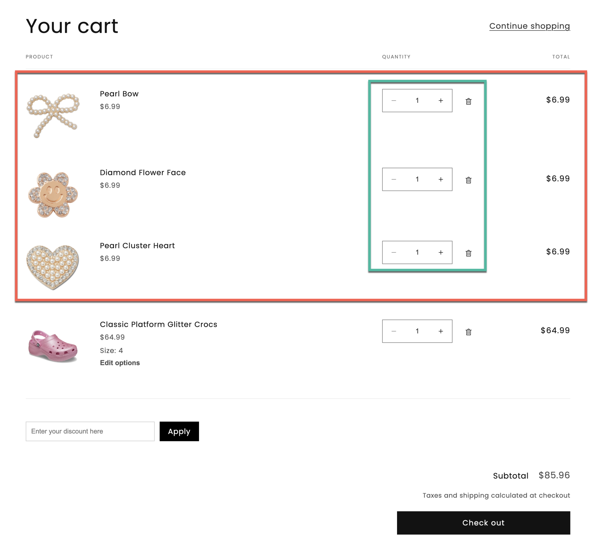 Separate or Combine Add-ons with Main Product in Cart | EasifyApps