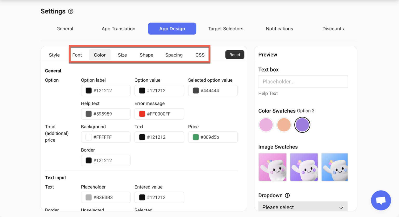 Distinct Option Styles for Light & Dark Themes | EasifyApps