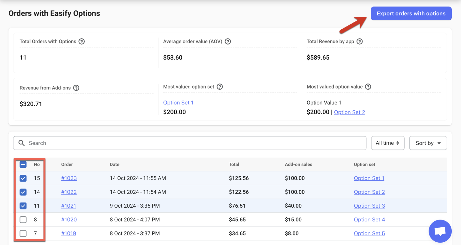 View & Export Orders With Easify Options | EasifyApps