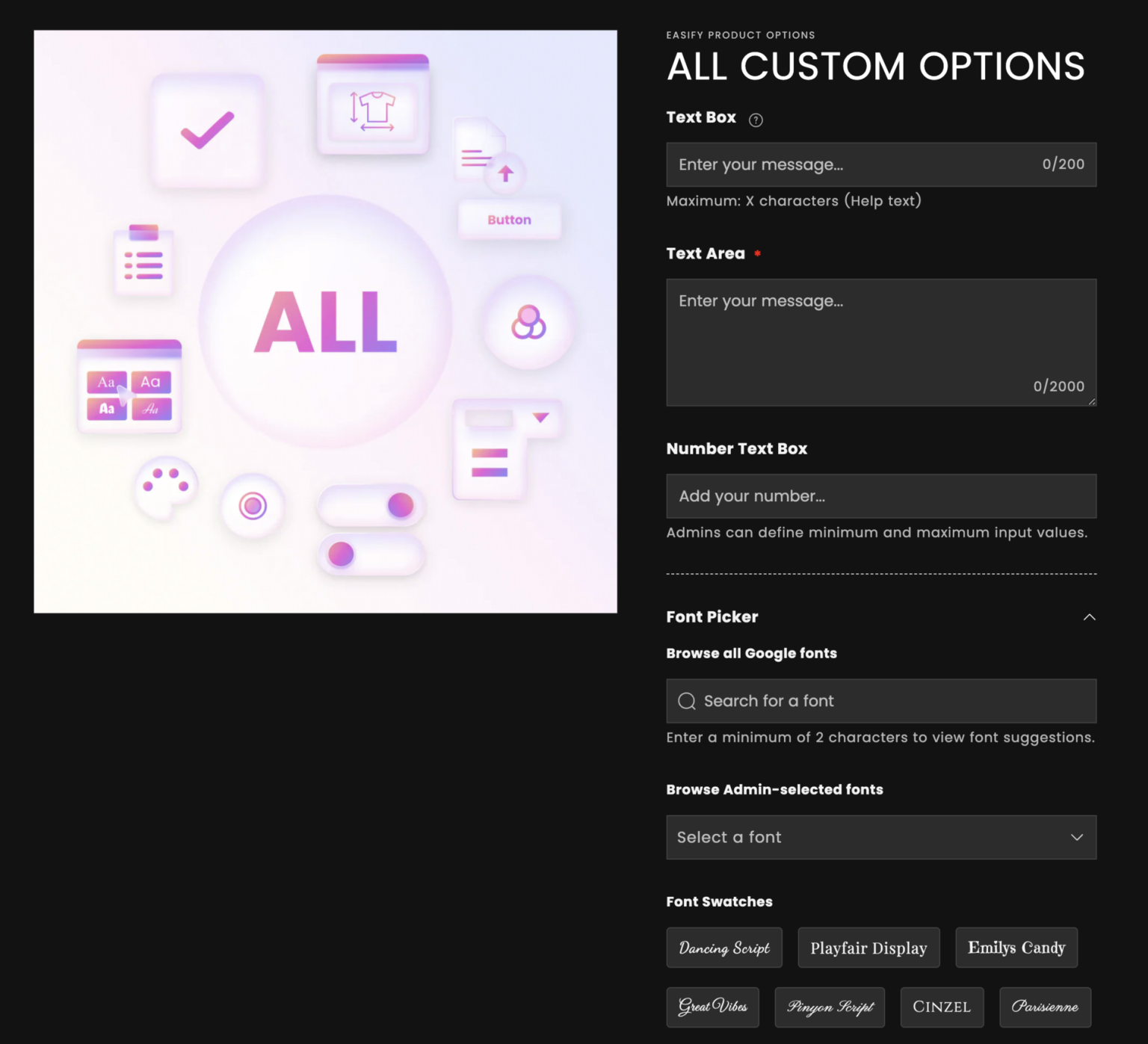 Distinct Option Styles for Light & Dark Themes | EasifyApps