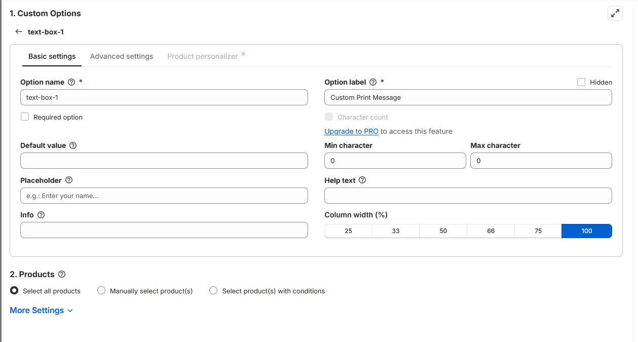 How to Add a Custom Text Field on a Shopify Product Page?
