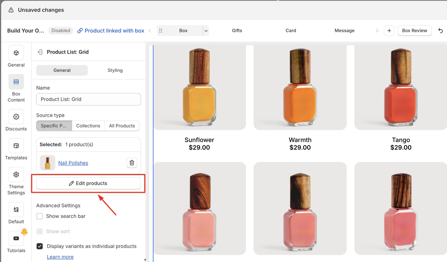 Display Variants as Individual Products | EasifyApps