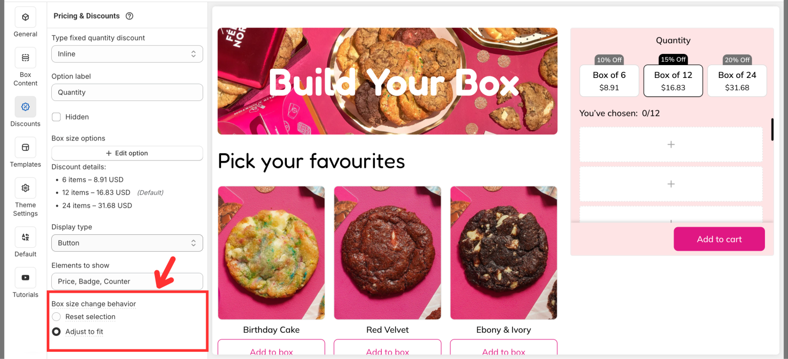 Predefined Box Sizes | EasifyApps