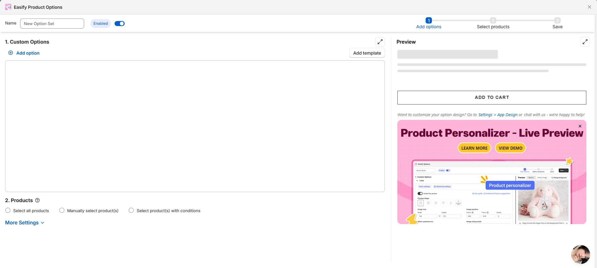 How to Add a Custom Size Option for Products in Shopify